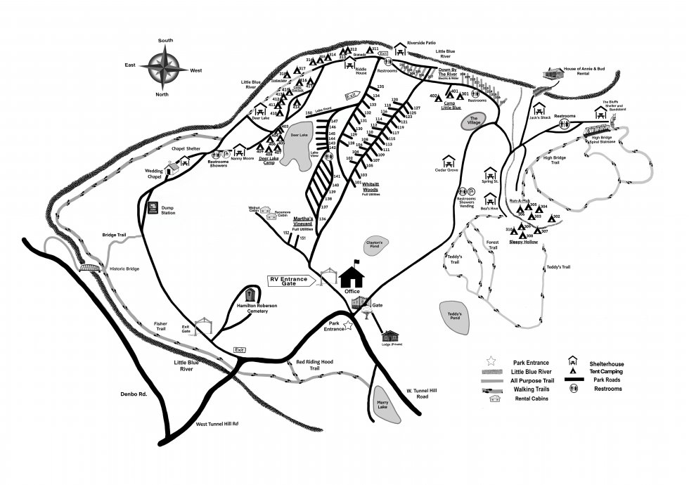 Park Map - Sycamore Springs Park